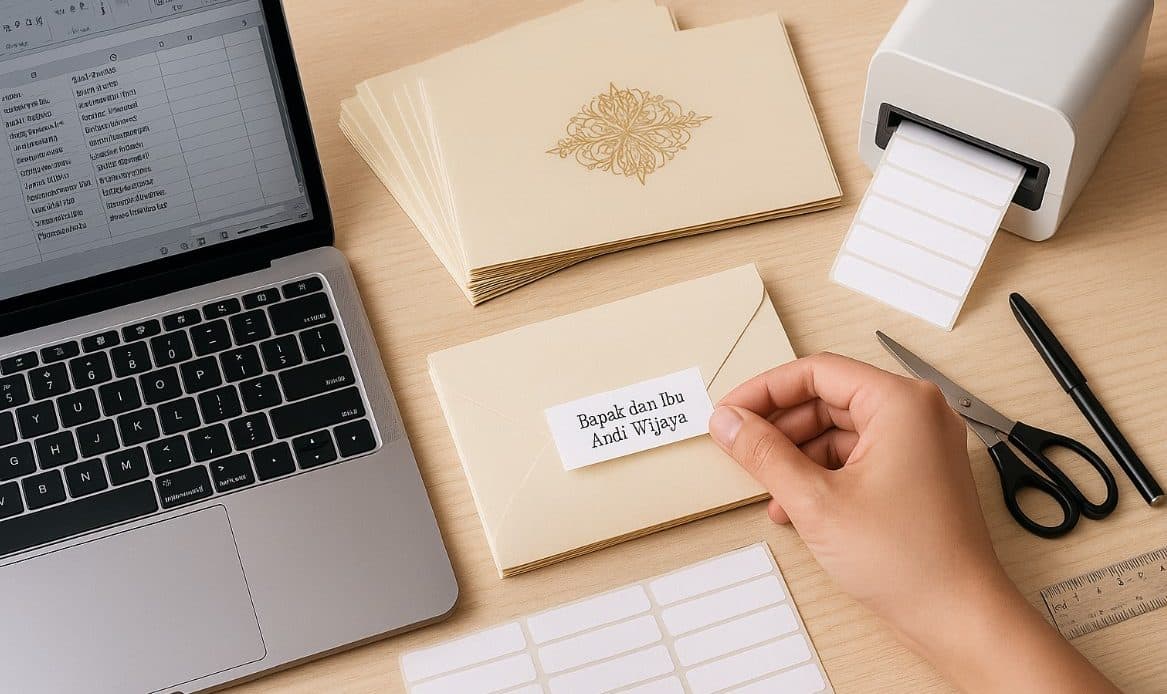 Checklist Penulisan Label Undangan yang Benar: Dari Format Sampai Cetak ...